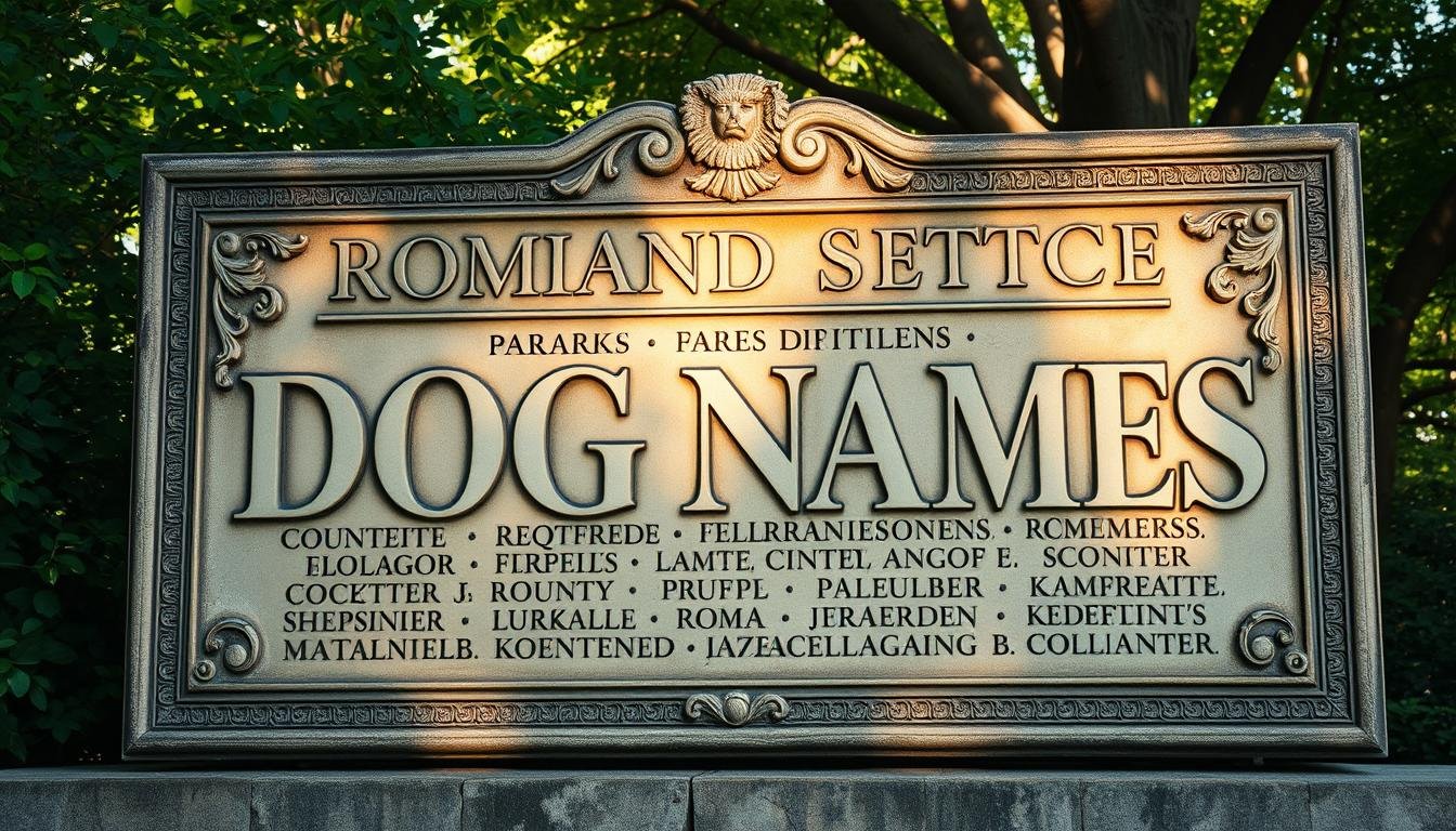 Roman-Style Dog Names: Elevate Your Pup's Moniker